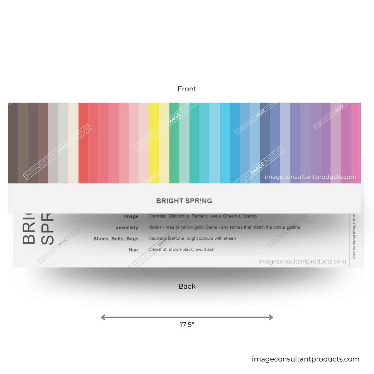 Bright Spring Palette Assessor – International Image Institute