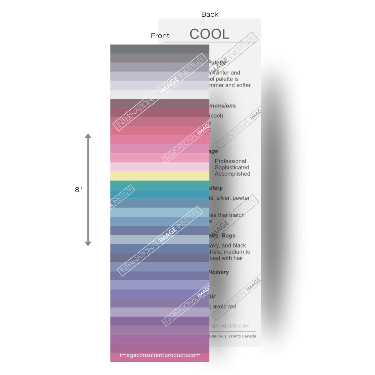 Colour analysis cool palette – International Image Institute