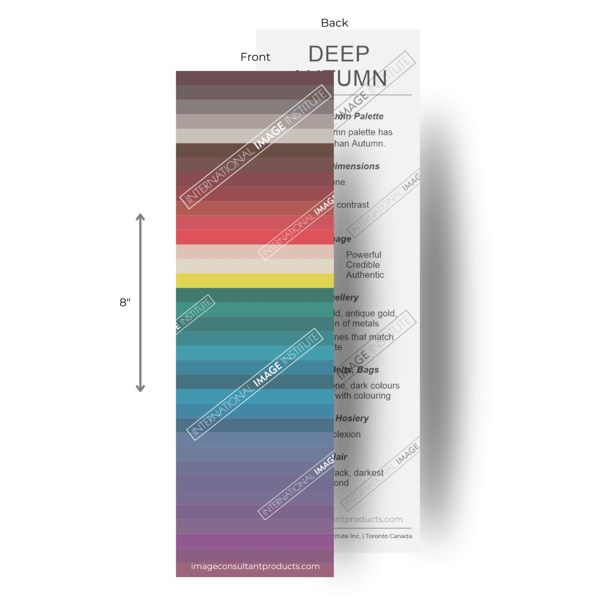 Colour analysis deep autumn palette – International Image Institute
