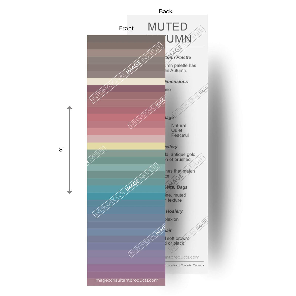 colour analysis muted autumn palette – International Image Institute