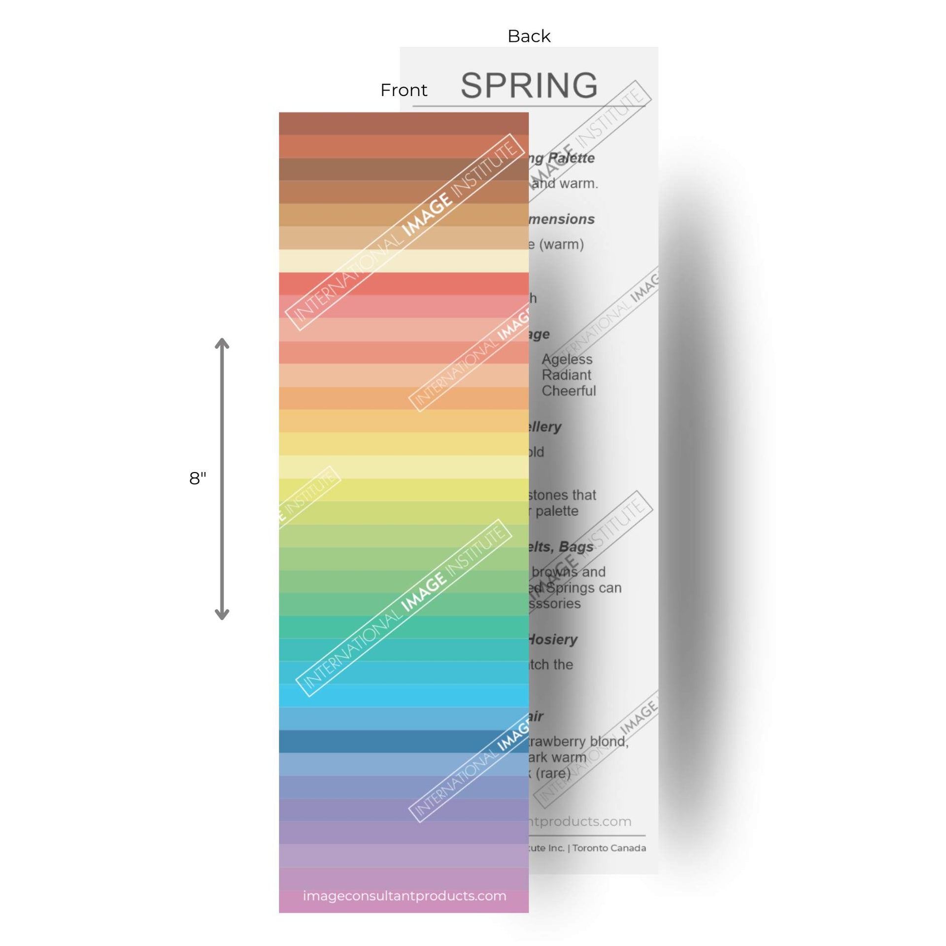 Colour analysis spring palette – International Image Institute