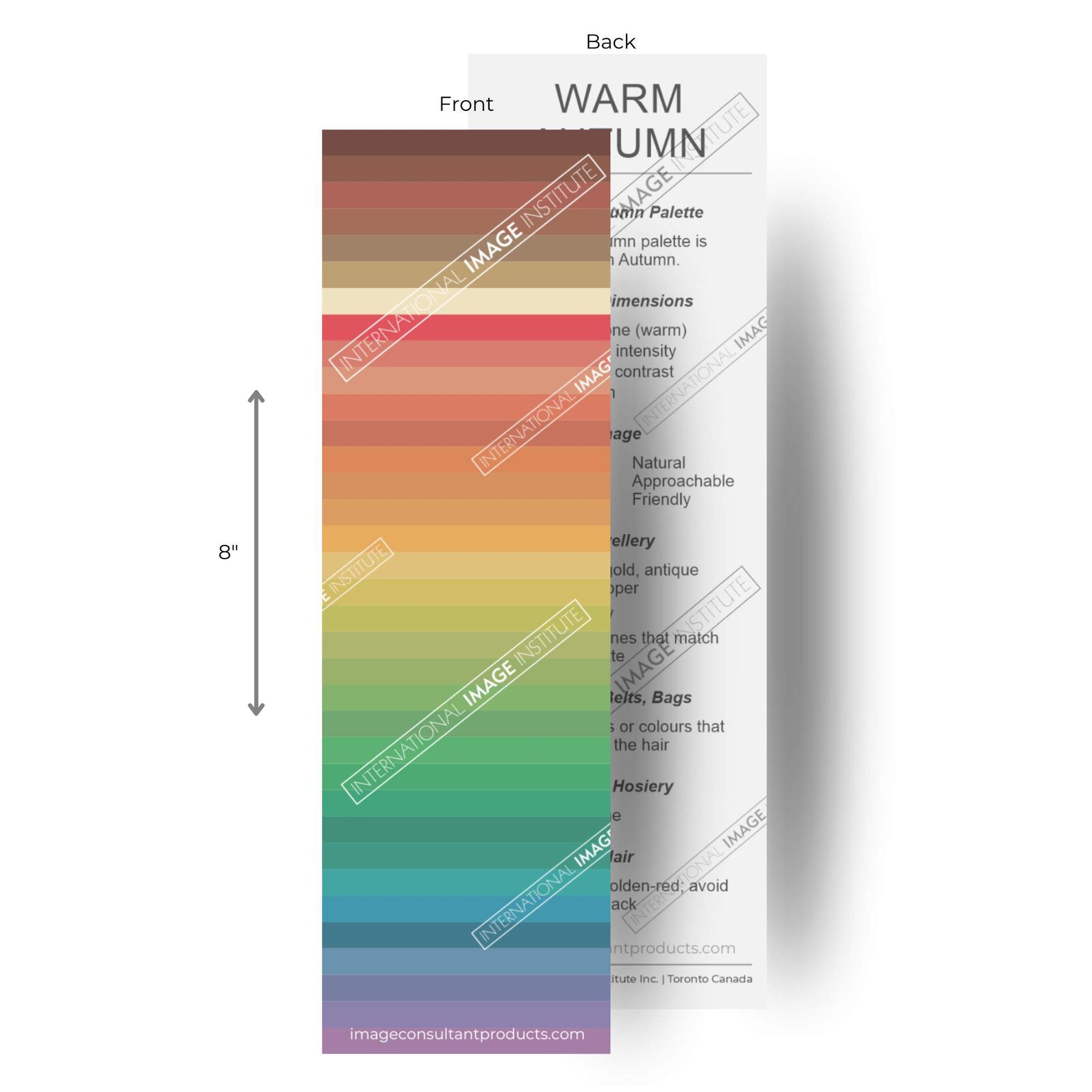 Colour analysis warm autumn palette – International Image Institute