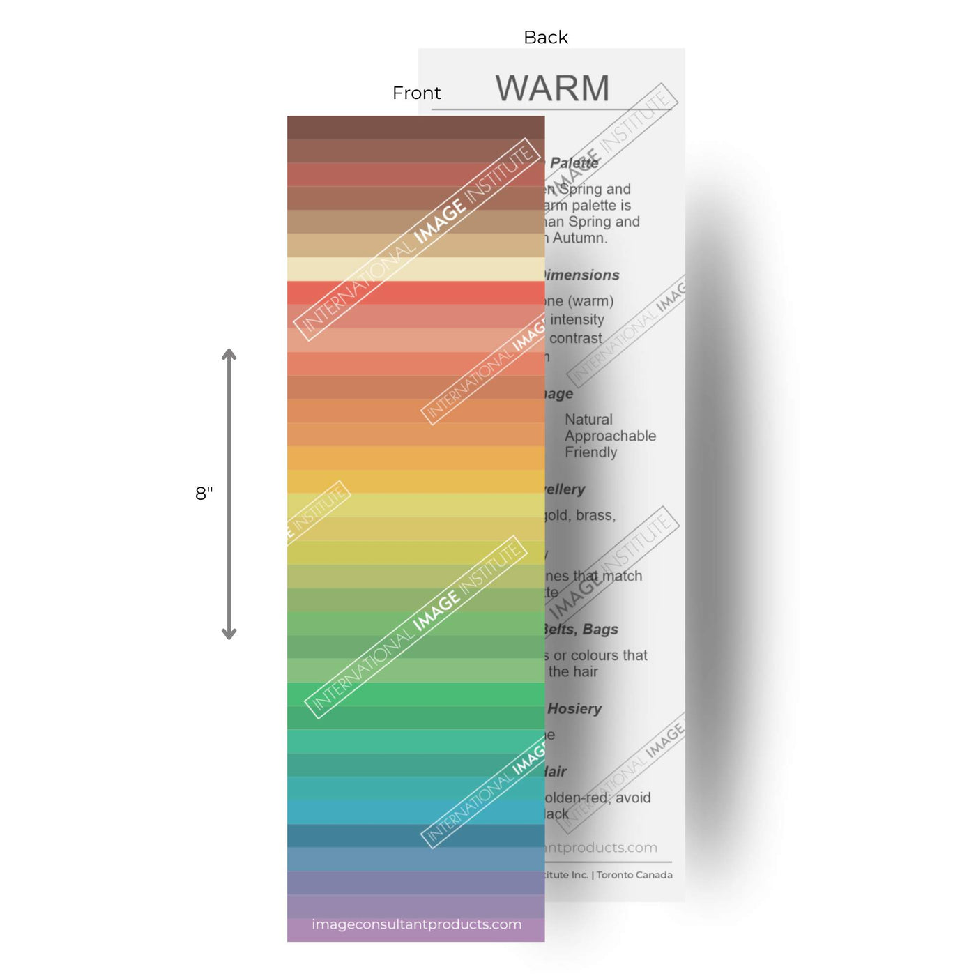 Colour analysis warm palette – International Image Institute