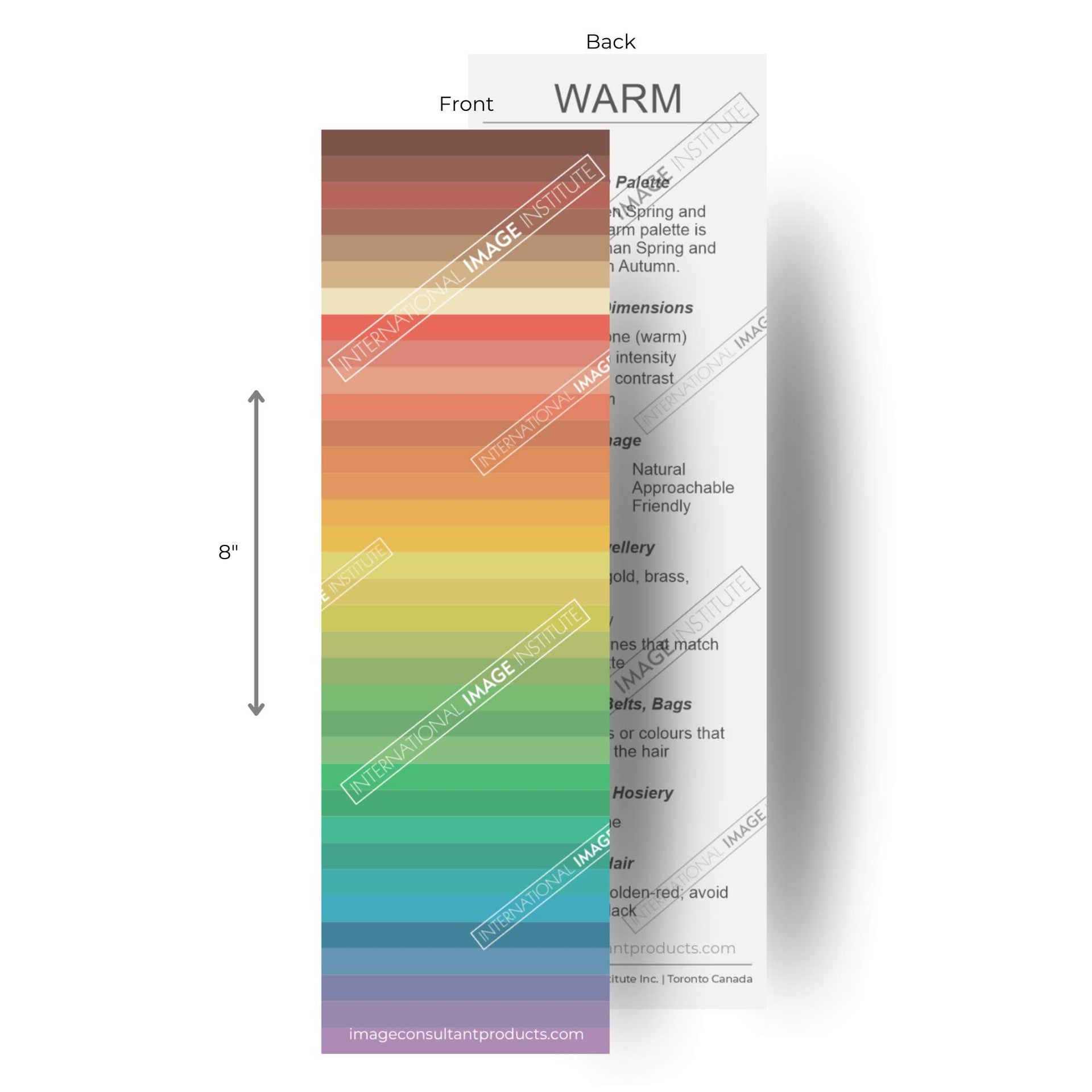 Colour analysis warm palette – International Image Institute