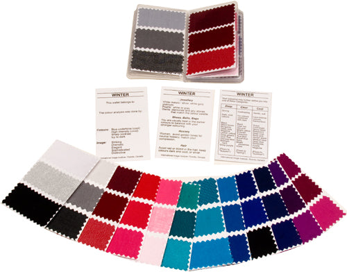 Colour Analysis Winter Swatch Wallet – International Image Institute