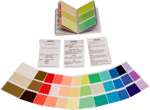 Colour Analysis Spring Swatch Wallet – International Image Institute